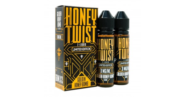 Twist E-Liquids - Golden Honey Bomb 2x60mL, honey twist